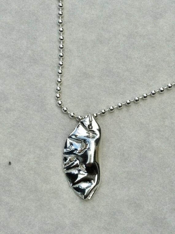 Items similar to Sterling Dumpling Necklace, Dim Sum Chinese Food ...