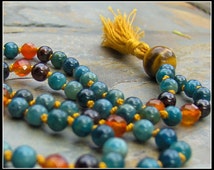 Popular items for carnelian mala on Etsy