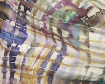 Magic silk scarf custom made. Handpainted in your colors and