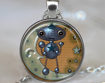 Robot jewelry | Etsy