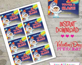 Space valentine | Etsy