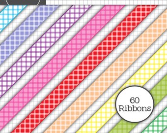 Gingham clipart | Etsy