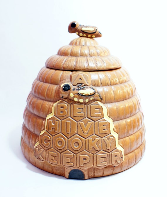 Cookie Jar Beehive Vintage William H. Hirsch MFG Co Bee