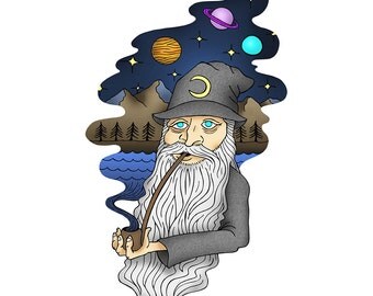 Wizard pipe | Etsy