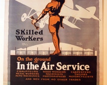 Unique aviation posters related items | Etsy