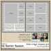 12x12 Digital Scrapbooking Template Photoshop PSD File