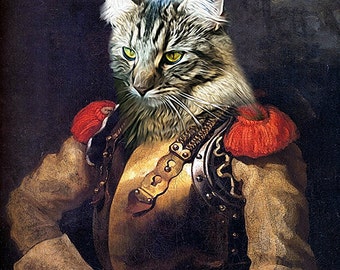 King Henry VIII Custom Pet Portraits Dog Portraits and Cat