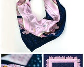 illustrated silk scarves and jewelry designs by MINEDOGAN on Etsy