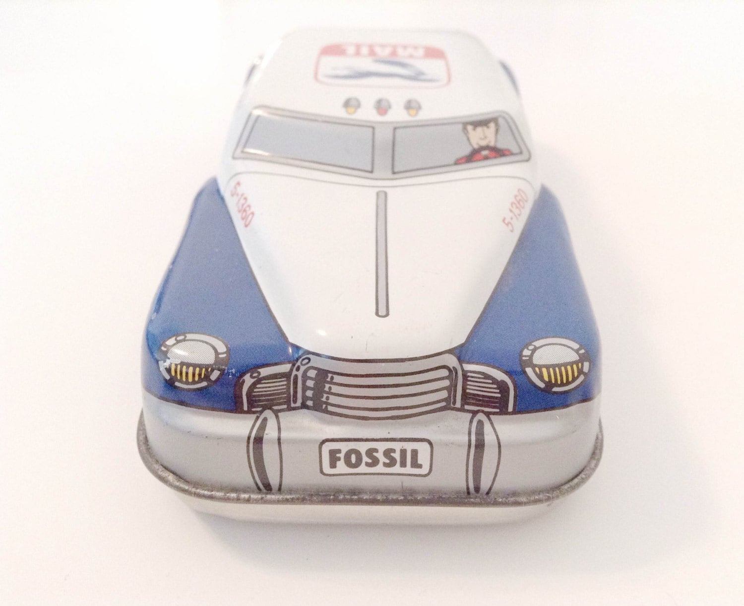 Rare Vintage Tin Toy Metal Box Car Made By Fossil – 91 Old – Watch Not ...