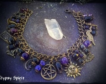 Popular items for witch charm bracelet on Etsy