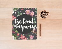Unique be kind anyway related items | Etsy