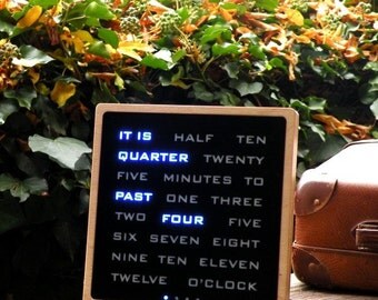 Binary Clock 24-hour clock GREEN LED choose by SunflowerForHome