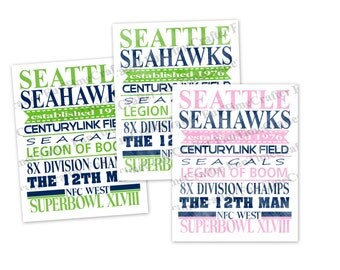 Seahawks pink | Etsy