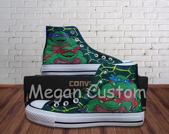 Popular items for turtles converse on Etsy
