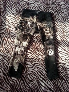 Raw crust punk trousers/pants d-beat crusty disclose avskum gloom ...