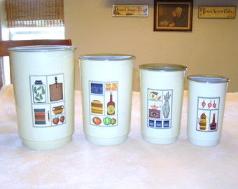 Vintage canister set | Etsy