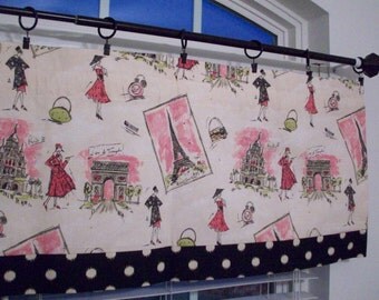 Paris curtains | Etsy