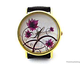 Floral watch | Etsy