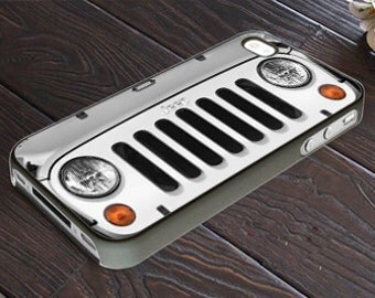 Jeep Wrangler White iPhone 4,4s,5,5s,5c,6,6plus Case, Samsung Galaxy S3 ...