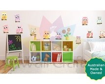 Popular items for owl wall decal on Etsy