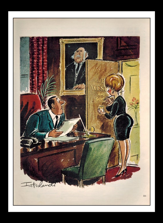 Playboy October 1965 : Comic Illustration Phil Interlandi