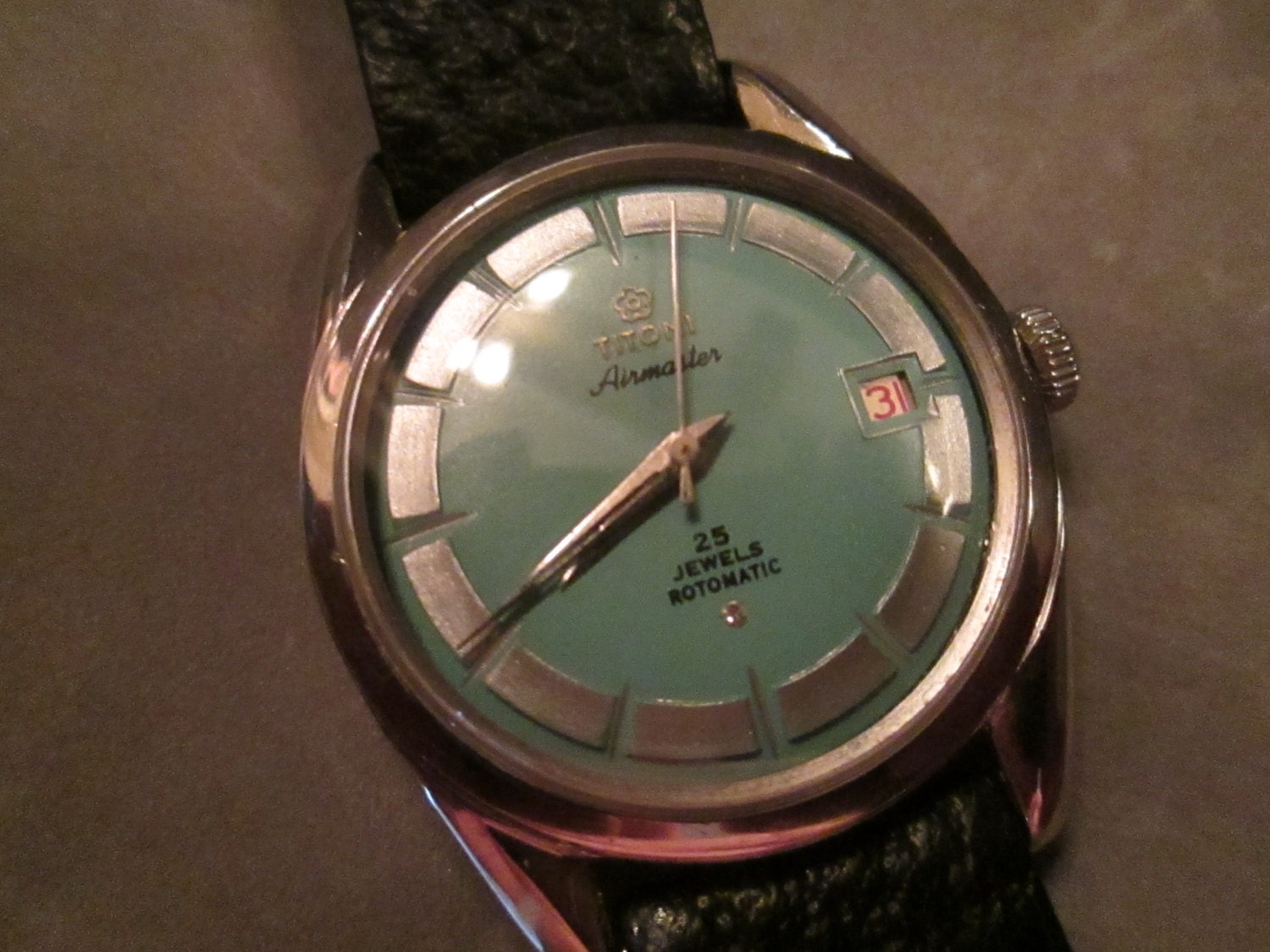 Vintage Titoni Airmaster 25-Jewels Rotomatic Men's Watch