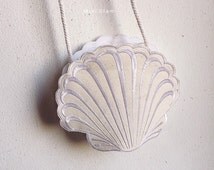 Unique sea shell bag related items | Etsy