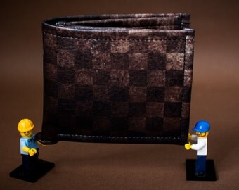 Leather wallets with extra durable prints. by geneofstyle on Etsy