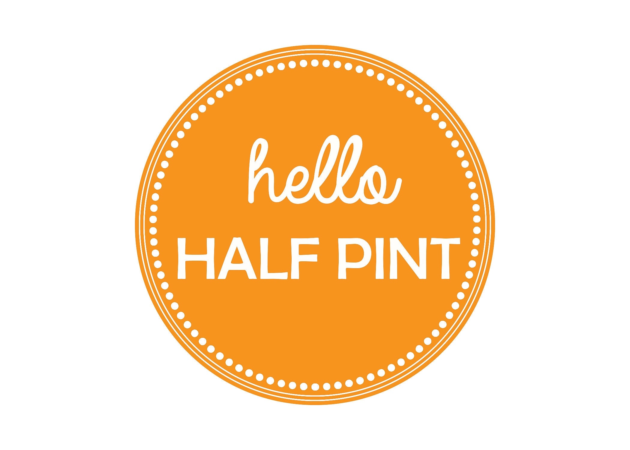Welcome to Hello Half Pint by HelloHalfPint on Etsy