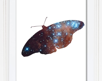 Set of 3 Hubble Telescope Space Prints / Nebula Print / Galaxy