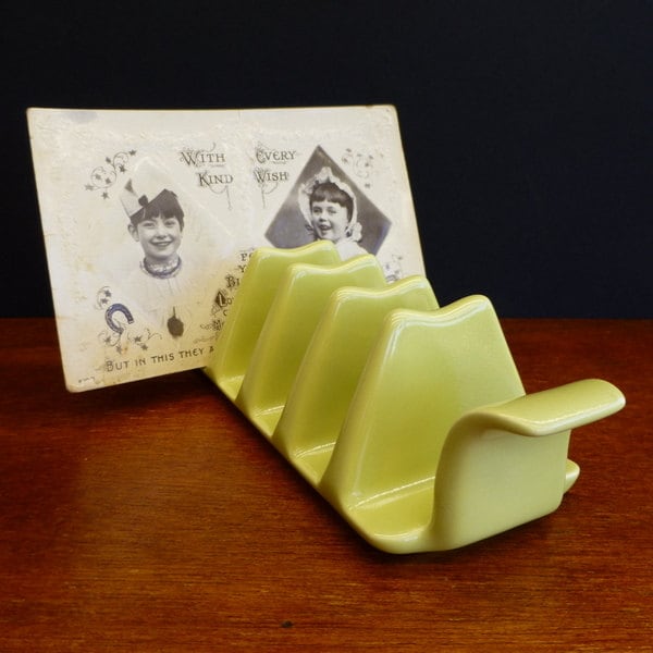 Vintage Poole Toast Rack, Staffordshire Pottery, Made in England ...