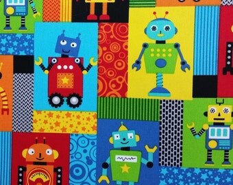 Robot quilts | Etsy