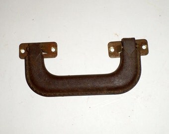 Vintage Briefcase Handle - Plastic Handle - Old Suitcase Handle - Dark ...