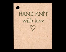 Unique hand knit tags related items | Etsy