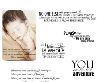 Unique quote overlay related items | Etsy