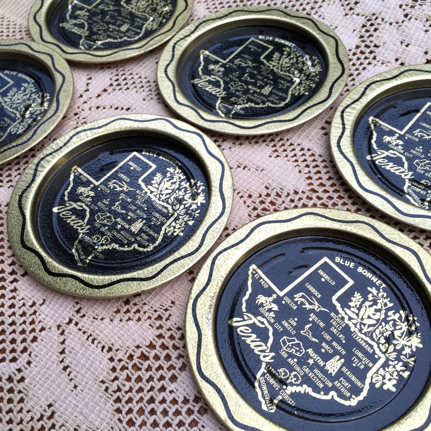Vintage Texas Coasters (Set of 6) – Haute Juice