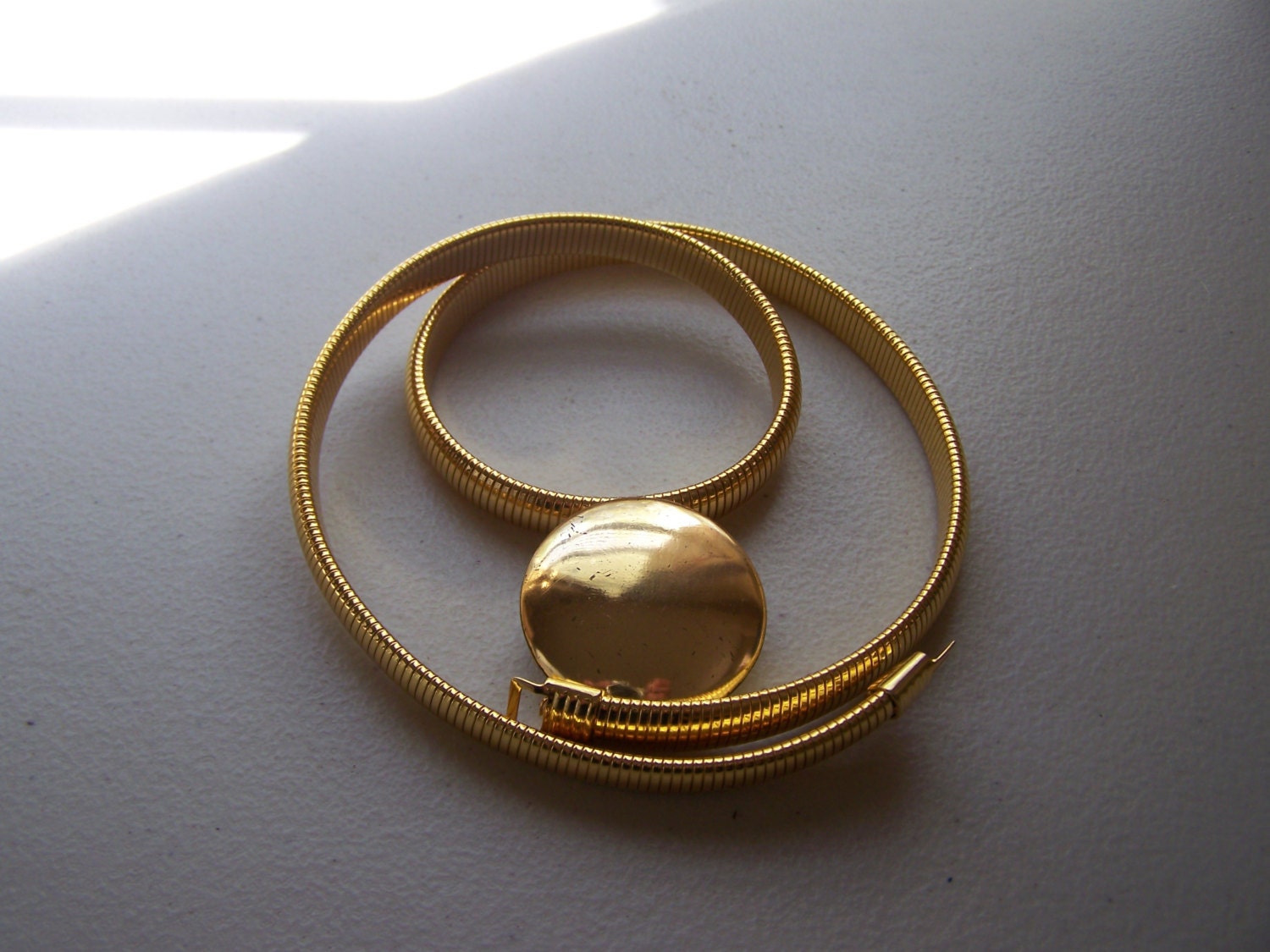 Gold Flex Stretch Skinny Snake Belt – Haute Juice