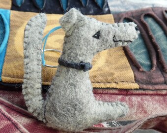 Felt greyhound | Etsy