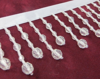 Crystal bead trim | Etsy