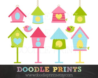 Artículos únicos para bird house clip art | Etsy