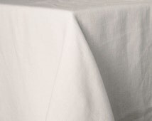 Popular items for off white tablecloth on Etsy