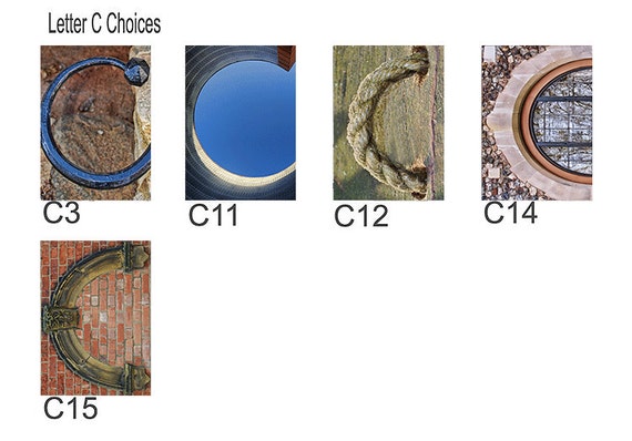 Alphabet Photography Prints Letter C Choices by AlphabetArtPhotos