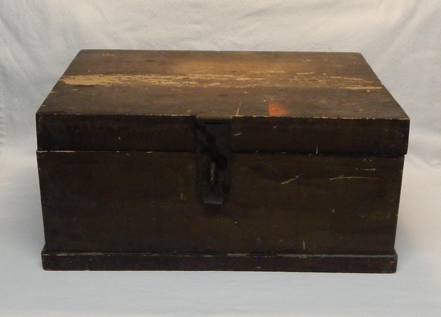 Wooden Military Footlocker