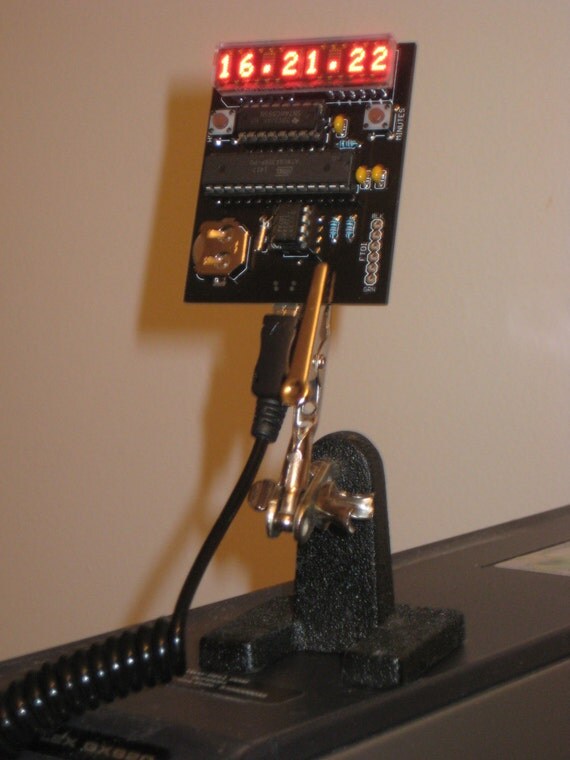 Items Similar To Micro Led Matrix Desk Clock Arduino Based On Etsy