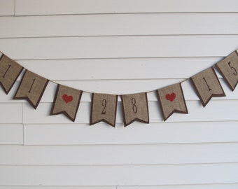 Create Your Own Custom Rustic Burlap Banner by occasionsbysarah