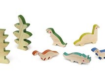 Popular items for wooden dinosaur toy on Etsy