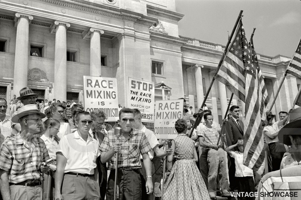 Little Rock Nine Civil Rights Protest 1959 Photo