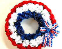 Popular items for veterans day wreath on Etsy