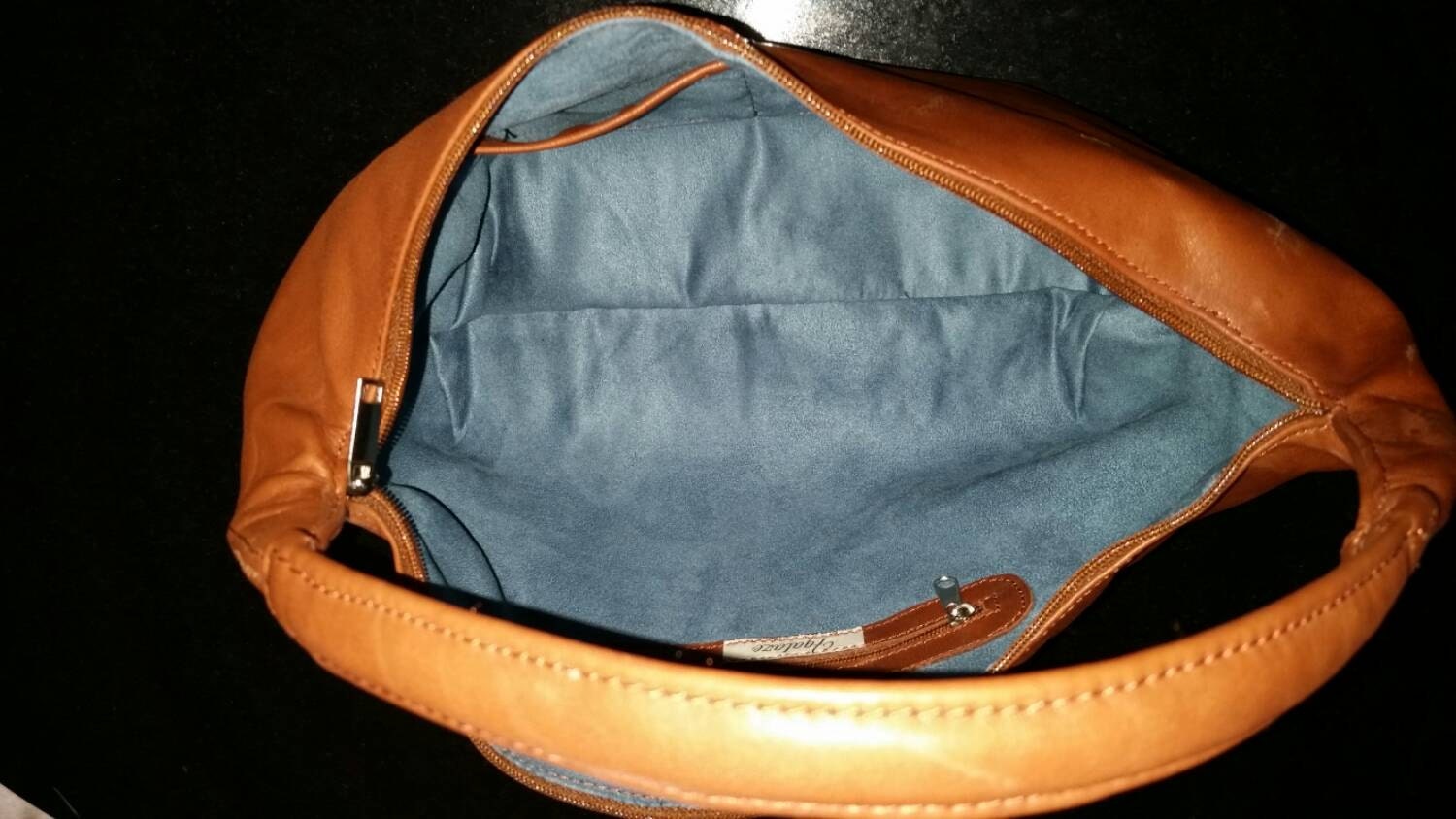 Rustic leather hobo purse unique bag casual everyday by Fgalaze