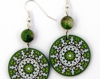 Olive green stone | Etsy